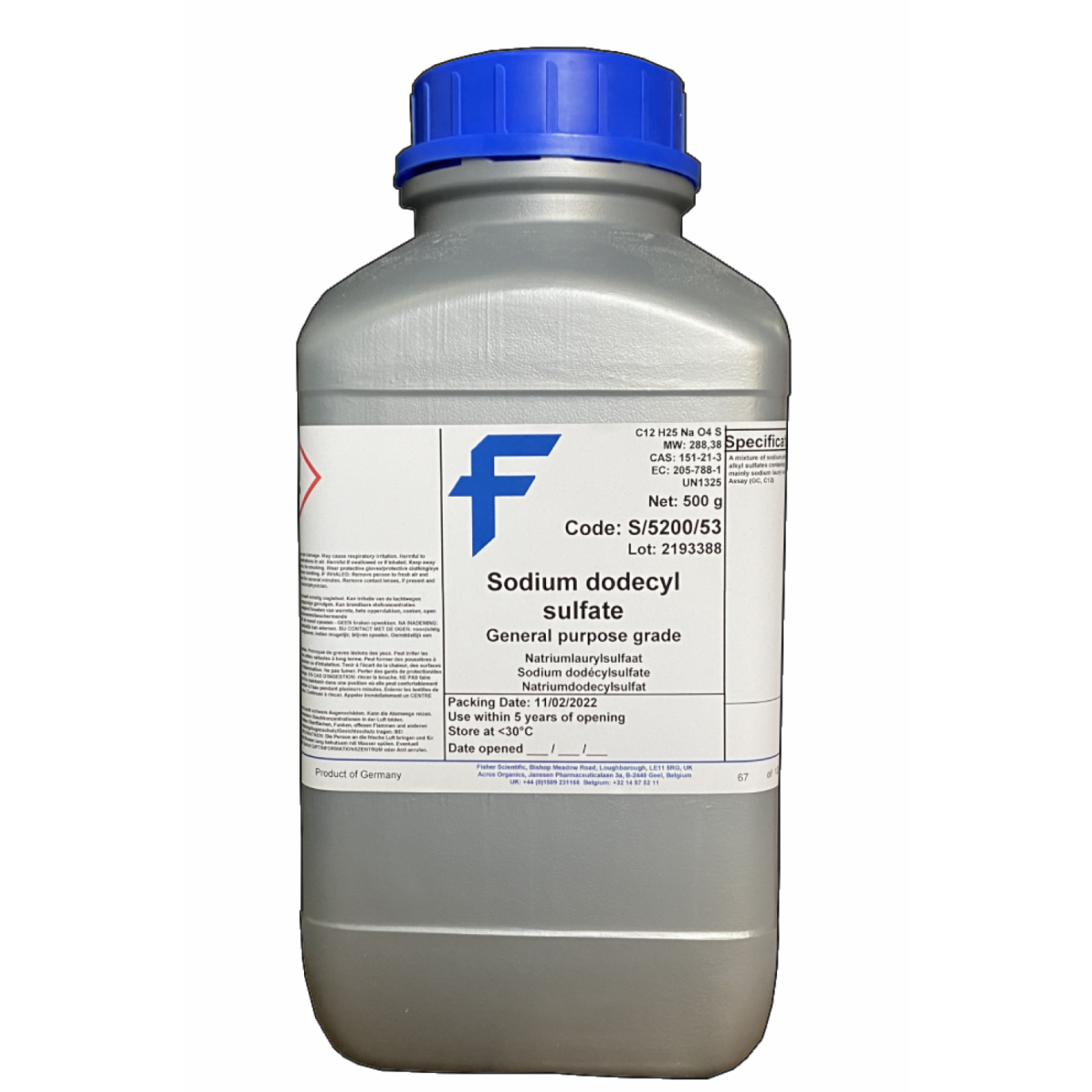 Sodium dodecyl sulfate | Đại Lý ThermoFisher | Sẵn Kho