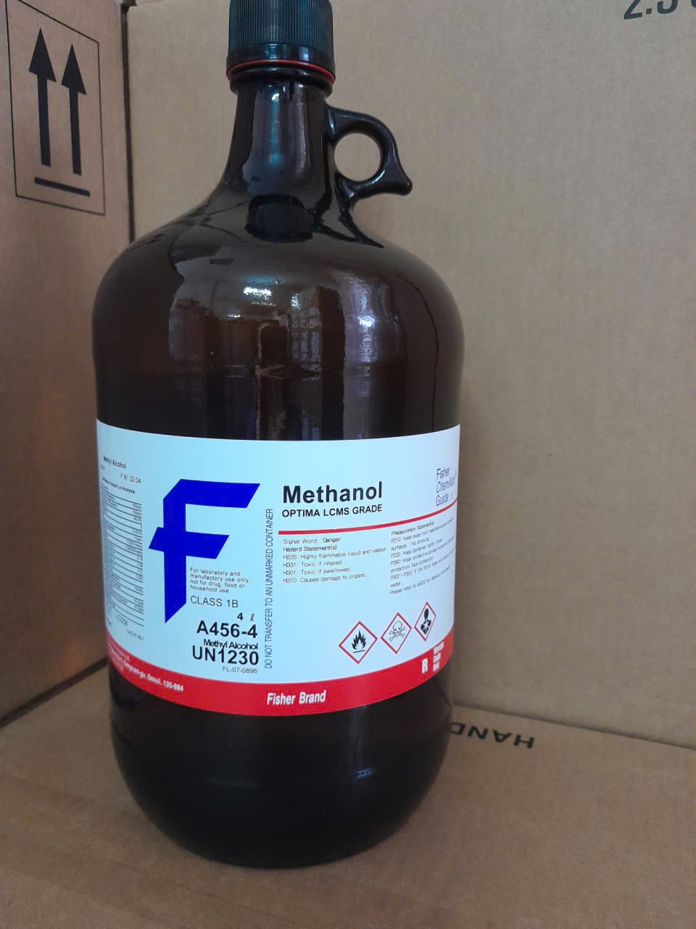 Methanol Optima® LC/MS grade | Thermo Fisher | Giá Đại Lý
